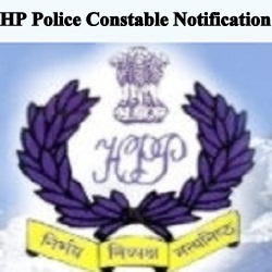 HP Police Constable Application Form 2019 Notification