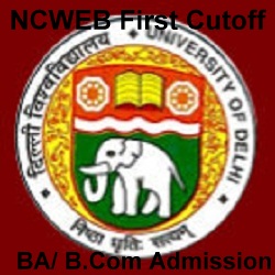 NCWEB 1st Cut Off List 2021-2022 ~Non-Collegiate First BA BCOM Merit
