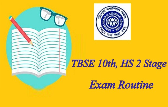 Tripura Madhyamik Routine 2020 ~TBSE 10th Exam Time Table PDF