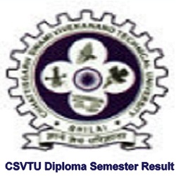 CSVTU Diploma Result 2021 ~ Febuary 1st/2nd/3rd/4th/5th/6th Sem