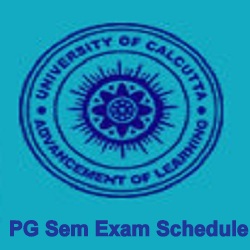 Calcutta University MA M.Sc M.Com 2nd & 4th Sem Routine/Schedule 2023