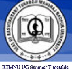 RTMNU Summer Time Table 2021 Nagpur University UG Exam Date
