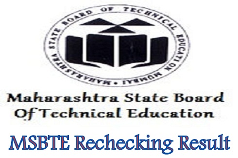 MSBTE Rechecking Result 2019 ~Summer Diploma Photocopy Marksheet